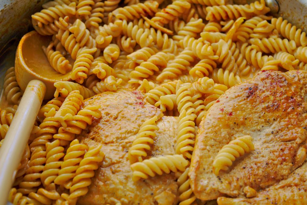 Chicken Fusilli with Creamy Paprika Sauce | The Frayed Apron
