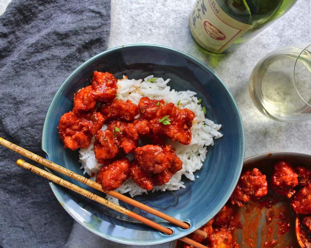 Chinese Jade Red Chicken | The Frayed Apron