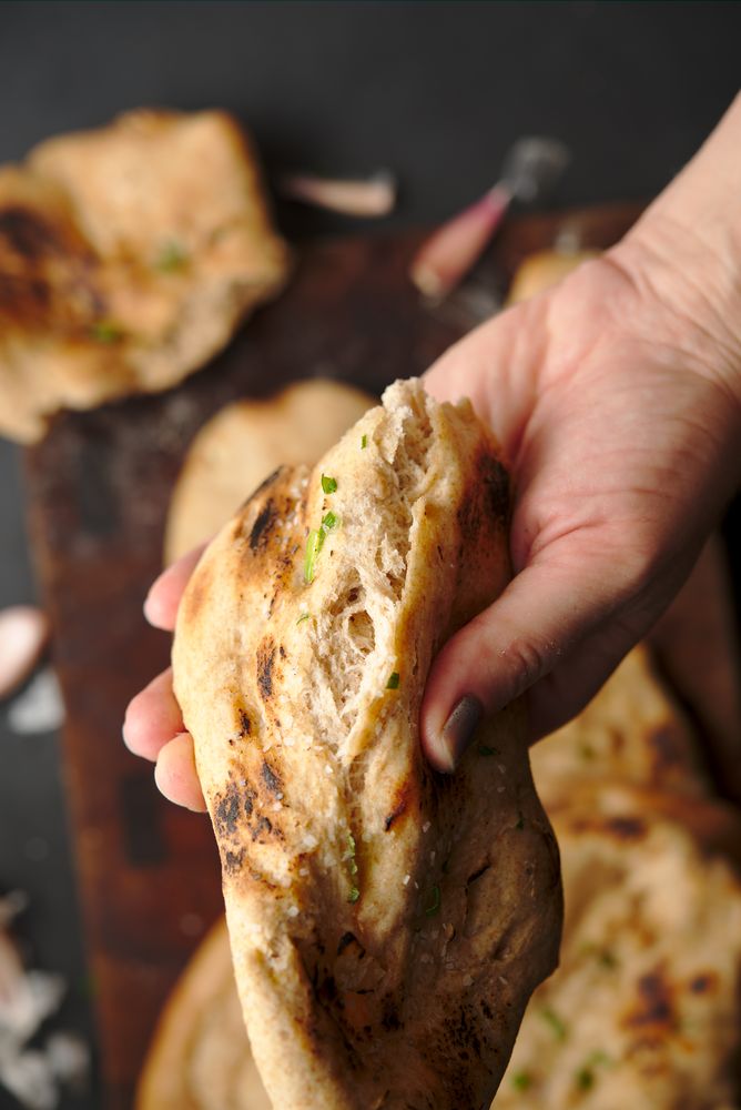 Garlic Naan | The Frayed Apron