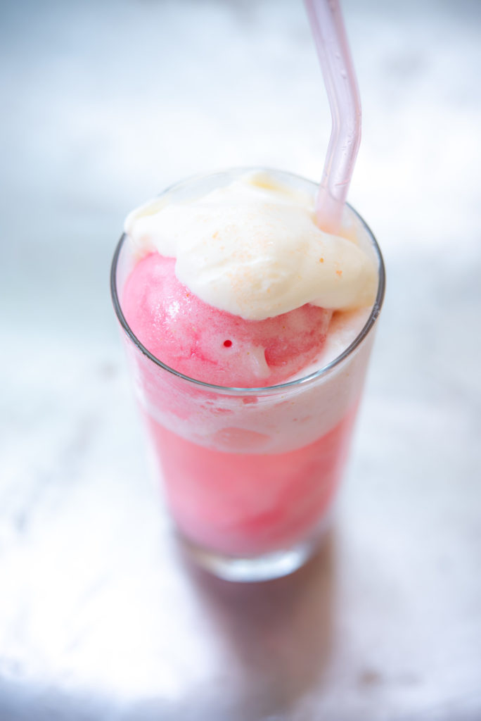 Rhubarb Lime Italian Soda | The Frayed Apron