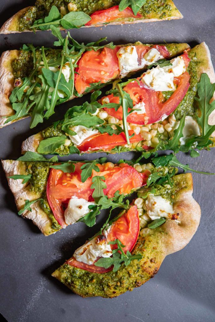 Grilled Summer Flatbread | The Frayed Apron