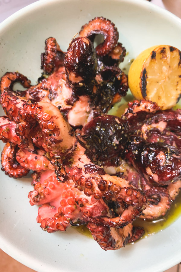 Easy Grilled Octopus (Paleo, Gluten Free) | The Frayed Apron