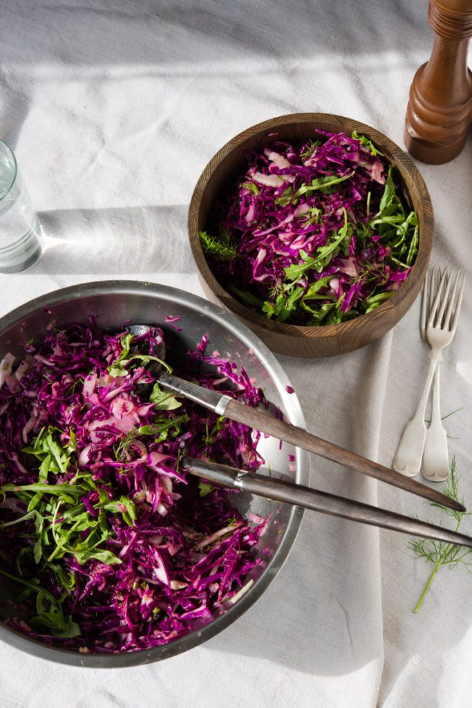 Crunchy Cabbage Fennel Salad | The Frayed Apron
