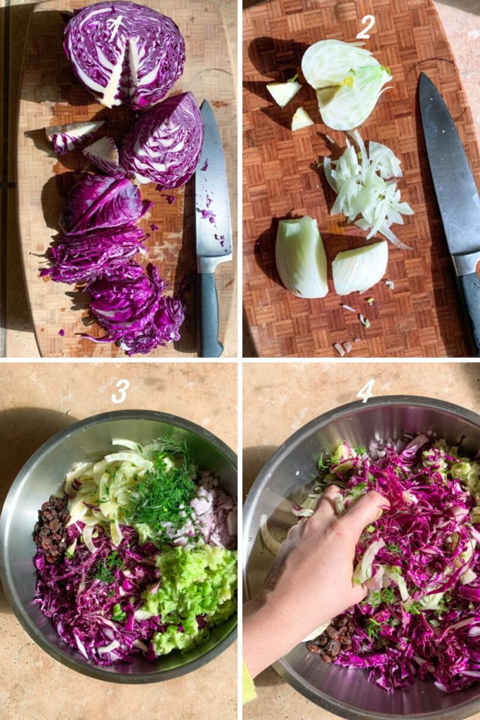 Crunchy Cabbage Fennel Salad | The Frayed Apron