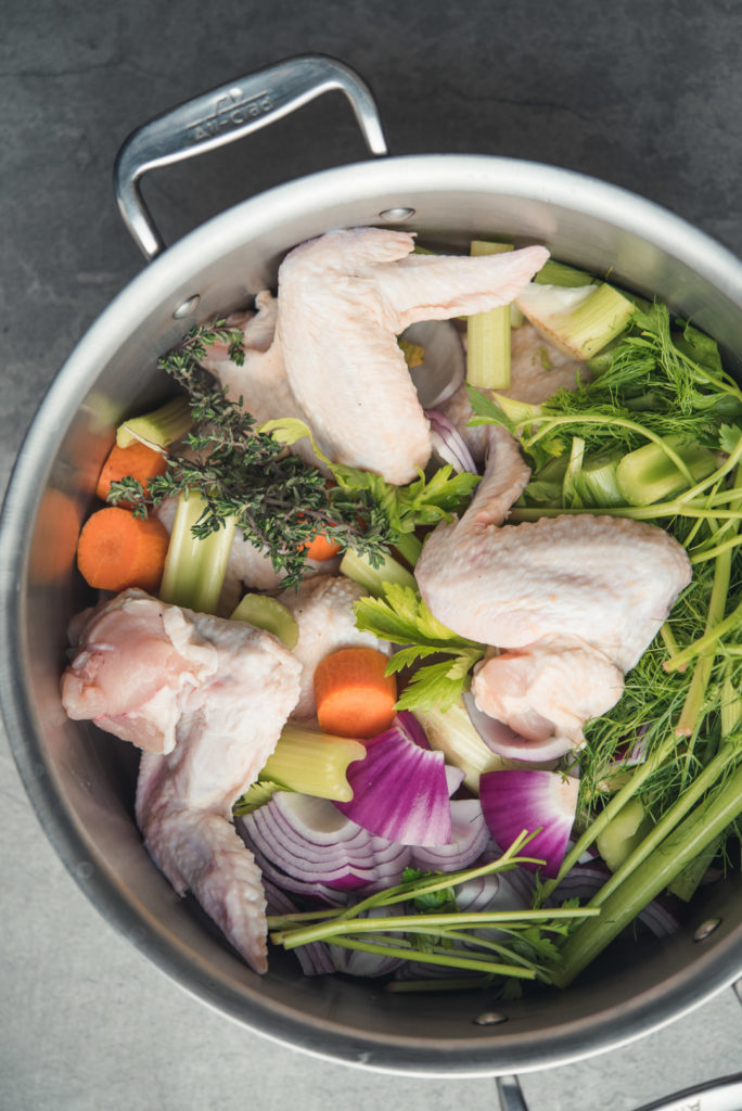 Easy Chicken Wing Stock | The Frayed Apron