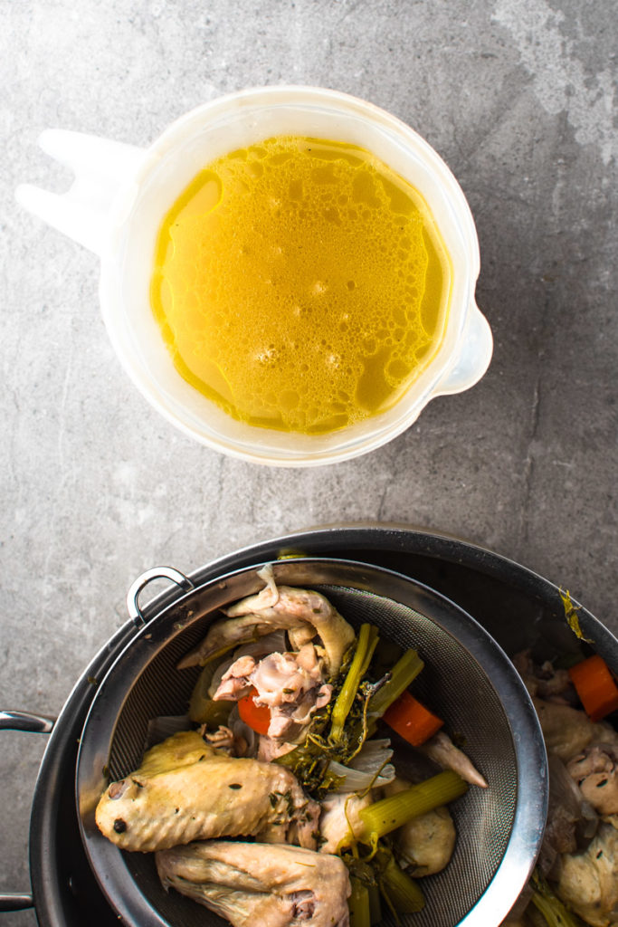 Easy Chicken Wing Stock | The Frayed Apron