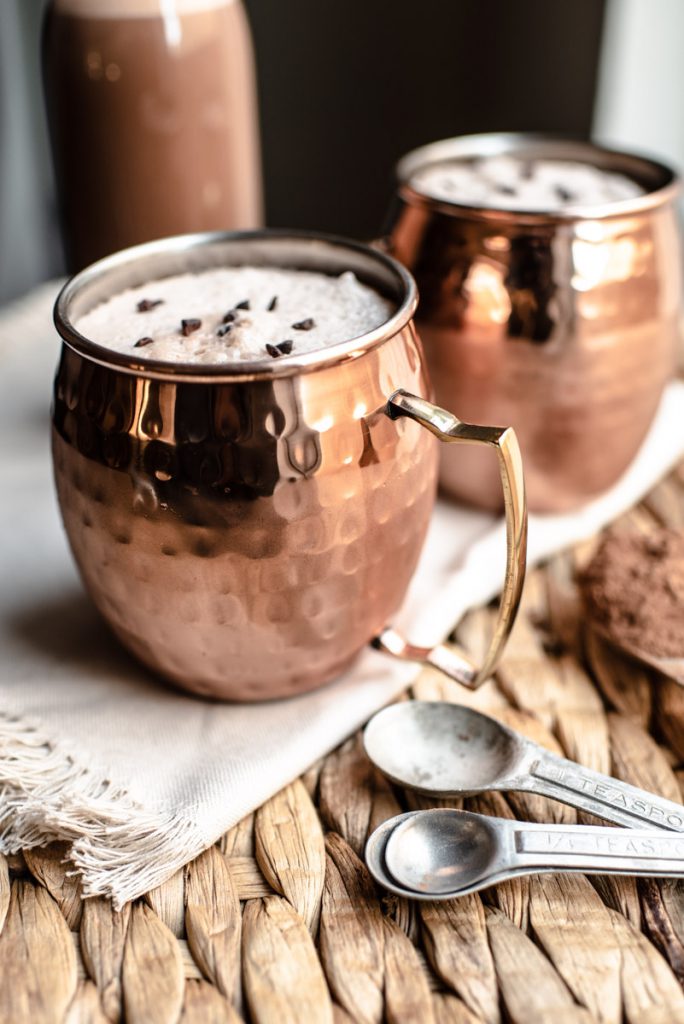 Cold and Creamy Chocolate Coconut Ice Milk | The Frayed Apron