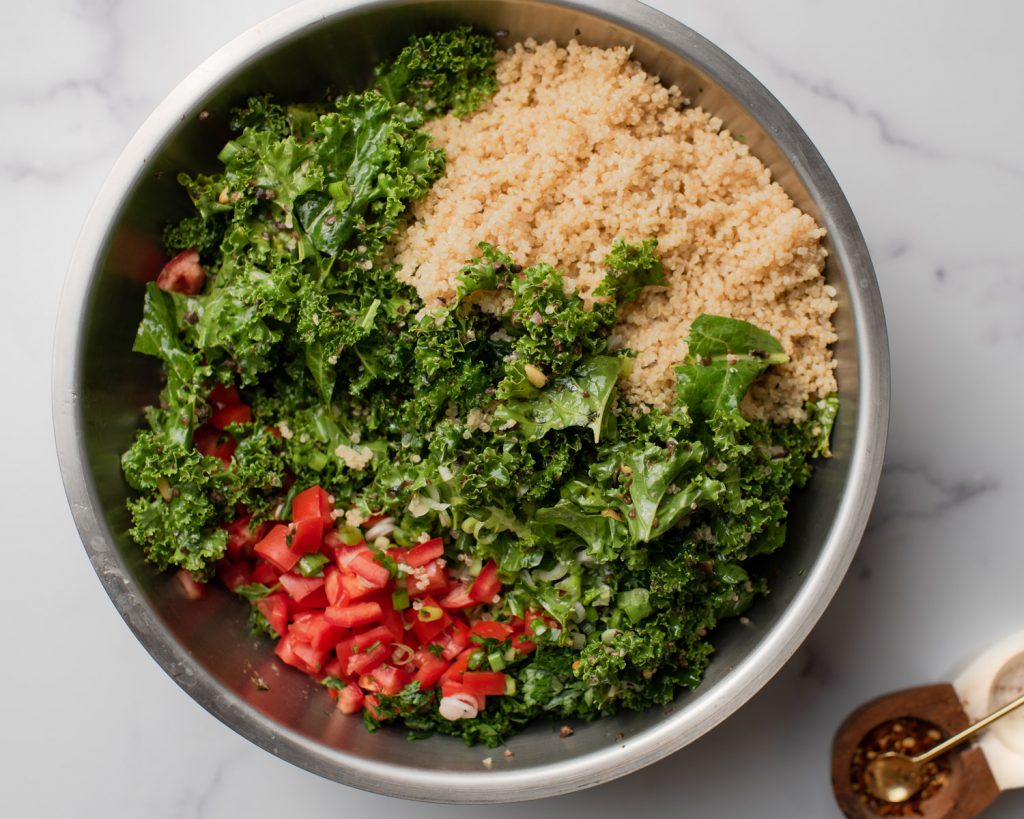 Fresh Quinoa Kale Wraps | The Frayed Apron