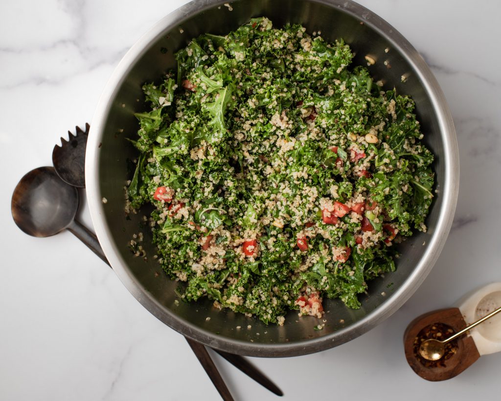 Fresh Quinoa Kale Wraps | The Frayed Apron